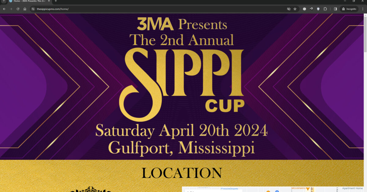 3MA Presents: The 2nd Annual Sippi Cup – April 20th 2024 – Gulfport, MS