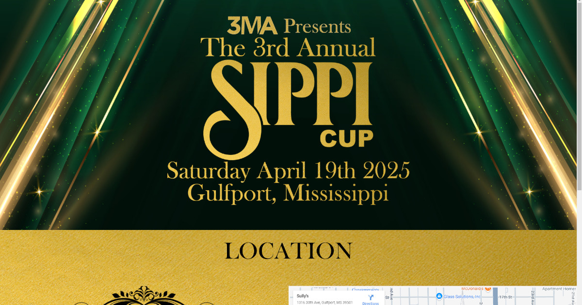 3MA Presents: The 3rd Annual Sippi Cup – Saturday April 19th 2025 ...
